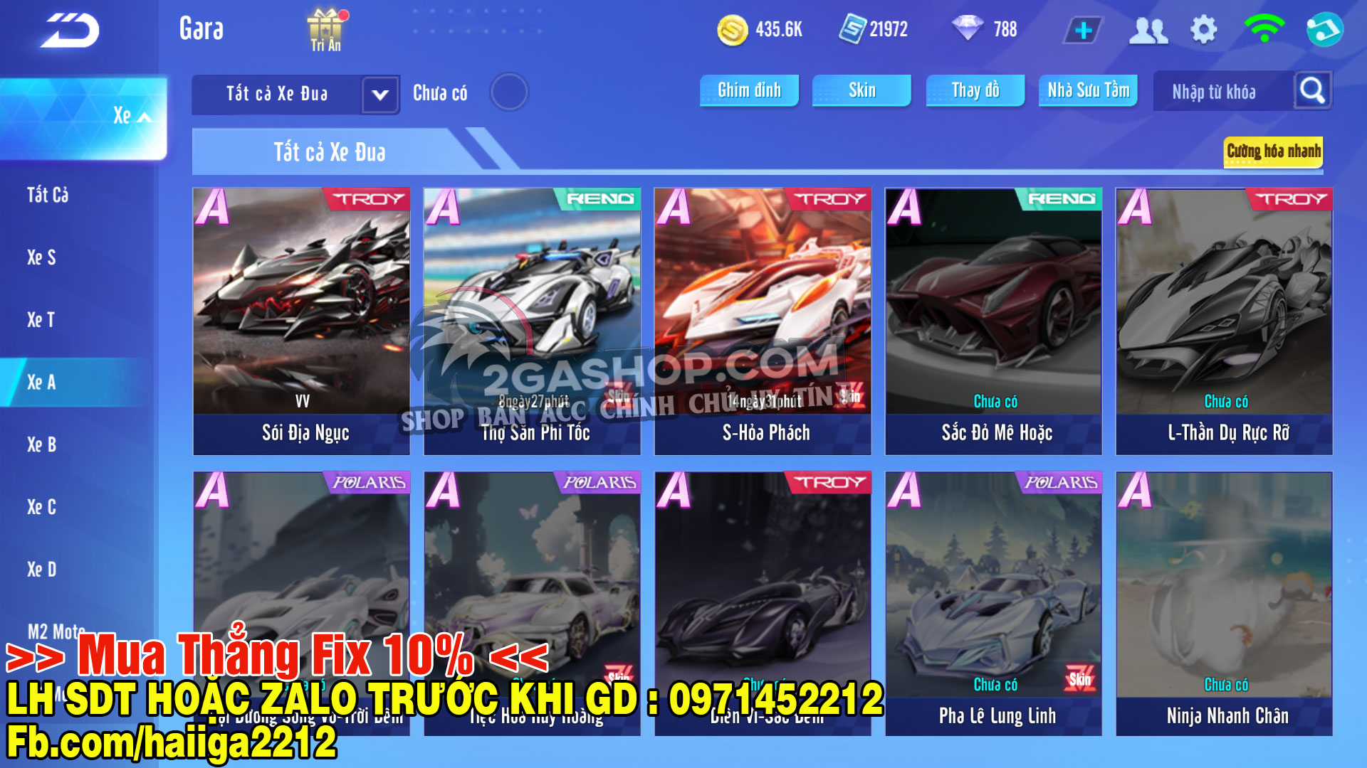 Tài khoản ZING rank 1 giá rẻ 1000000 #4030
